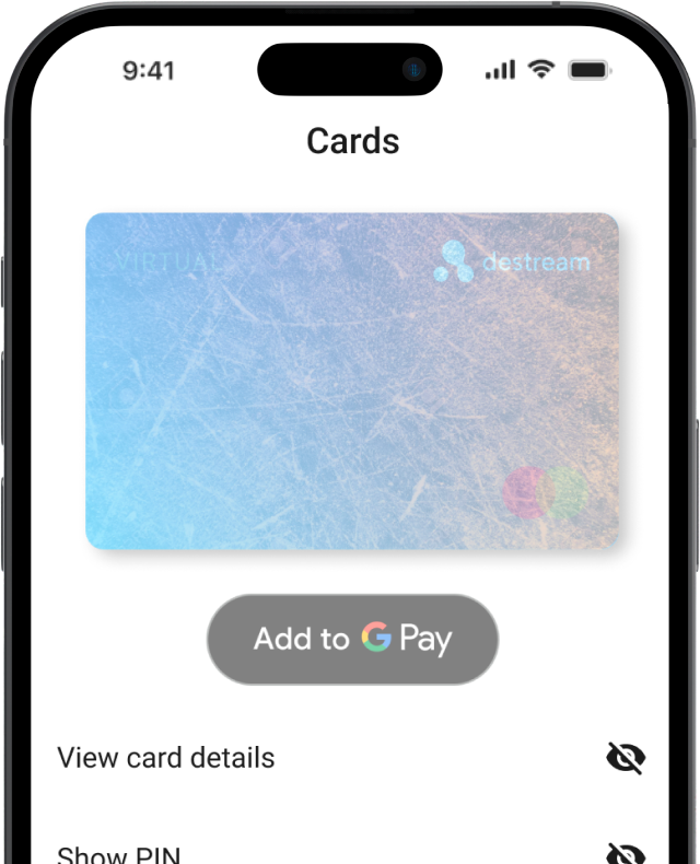 destream debit card for content creators, order now! twitch, youtube ...